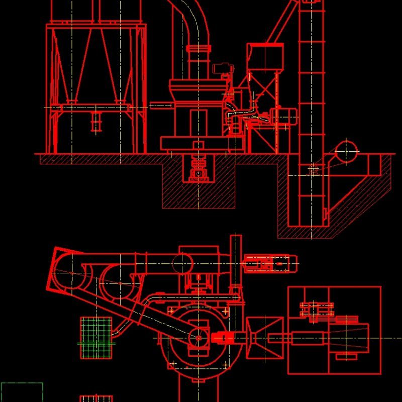 Roller Grinder DWG Detail for AutoCAD • Designs CAD