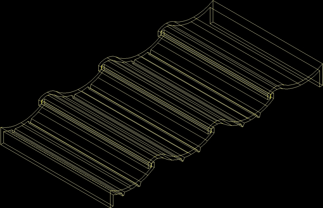 Roof Tiles Oriental 3D DWG Model for AutoCAD • Designs CAD