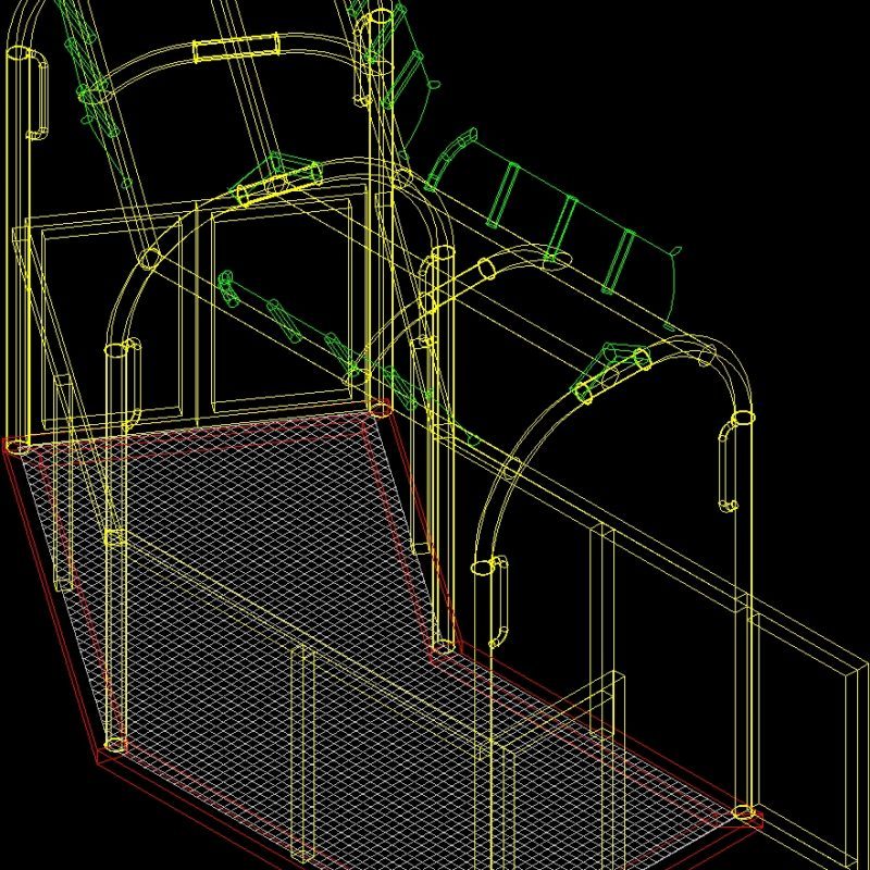 Safeti Cage DWG Block for AutoCAD • Designs CAD