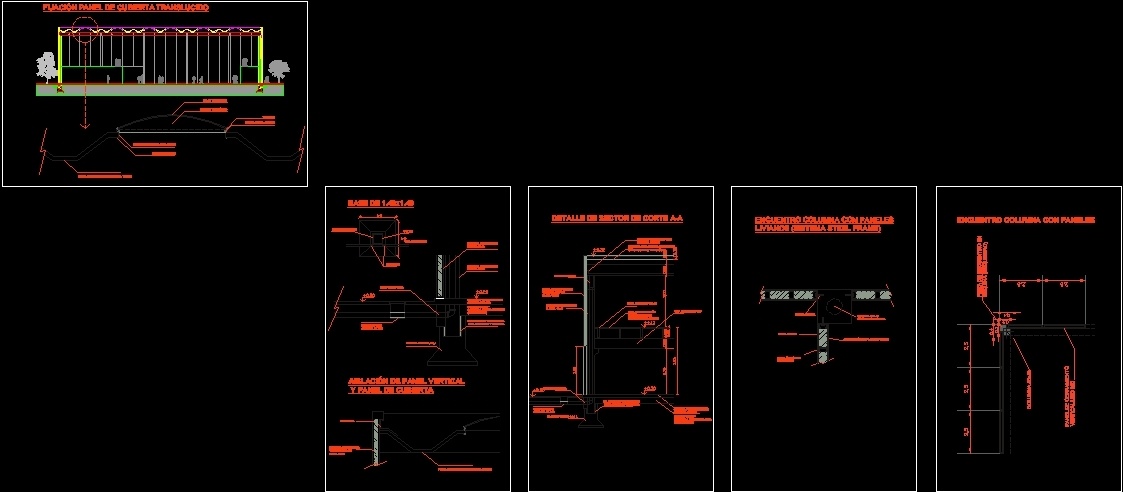 Several Details In Astori System DWG Detail for AutoCAD • Designs CAD