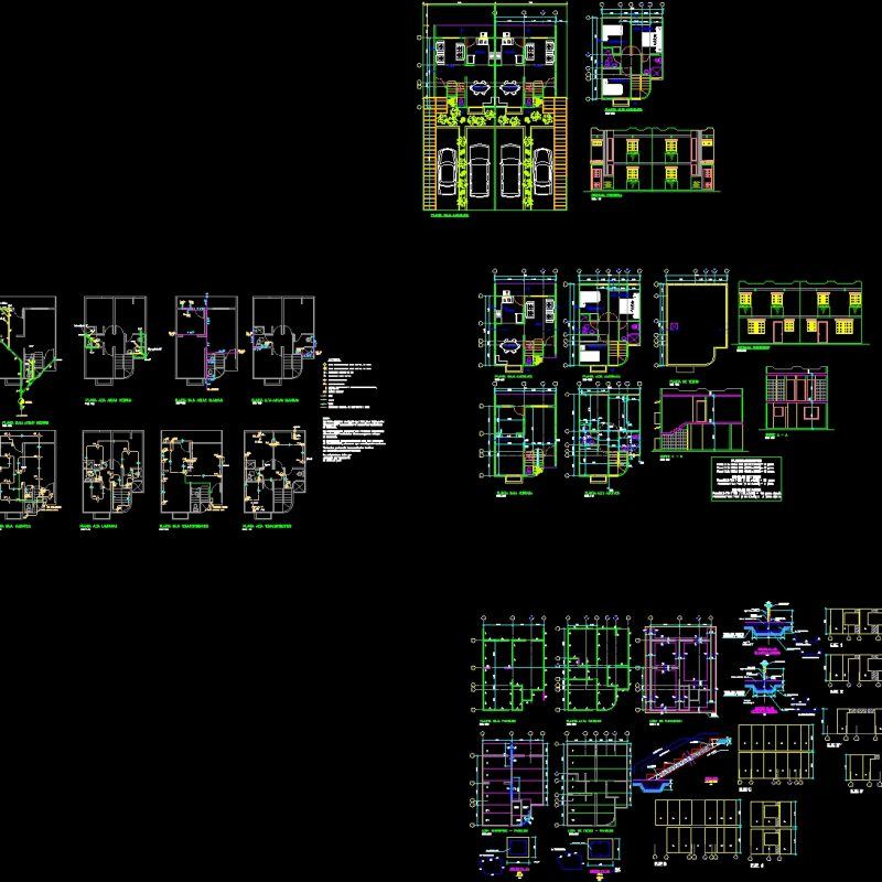 Single Family Home; Town House Polystyrene Panel DWG Detail for AutoCAD ...