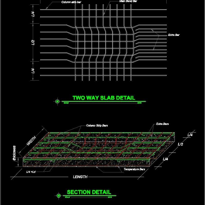 Slab Detail DWG Section for AutoCAD • Designs CAD