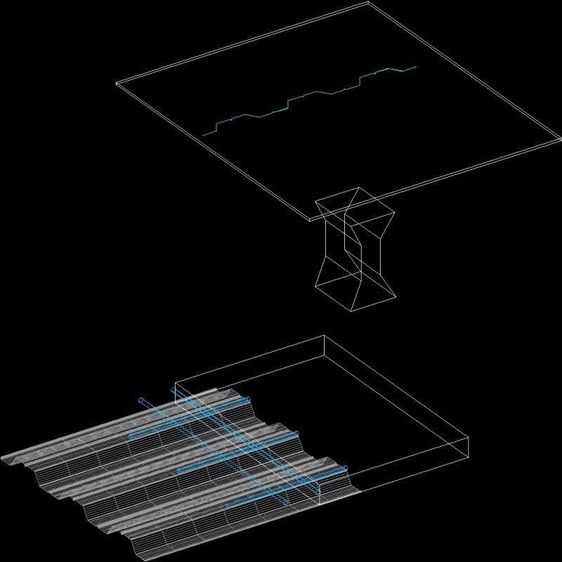 Slab With Plate Coworker 3D DWG Detail for AutoCAD • Designs CAD