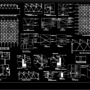 Space Frame DWG Detail for AutoCAD | Designs CAD