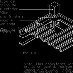 Steel Columns To Steel Slab DWG Detail for AutoCAD • Designs CAD