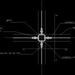 Steel Columns To Steel Slab DWG Detail for AutoCAD • Designs CAD