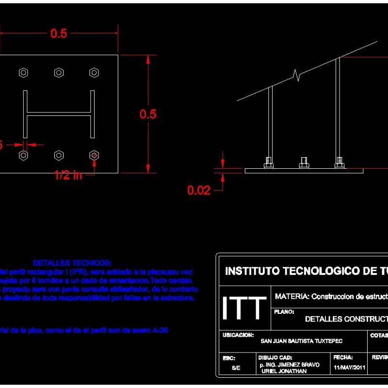 Steel DWG Block for AutoCAD • Designs CAD