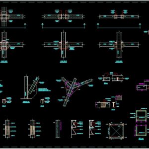 Steel Structure Details DWG Detail for AutoCAD | Designs CAD