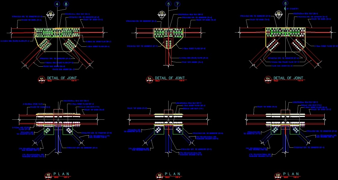 Structural Details, Steel Bridge--Philippines DWG Detail for AutoCAD ...