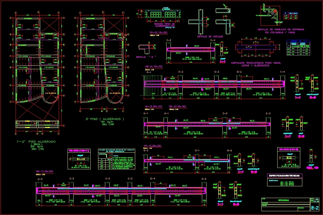 Structural Plans DWG Plan for AutoCAD • Designs CAD