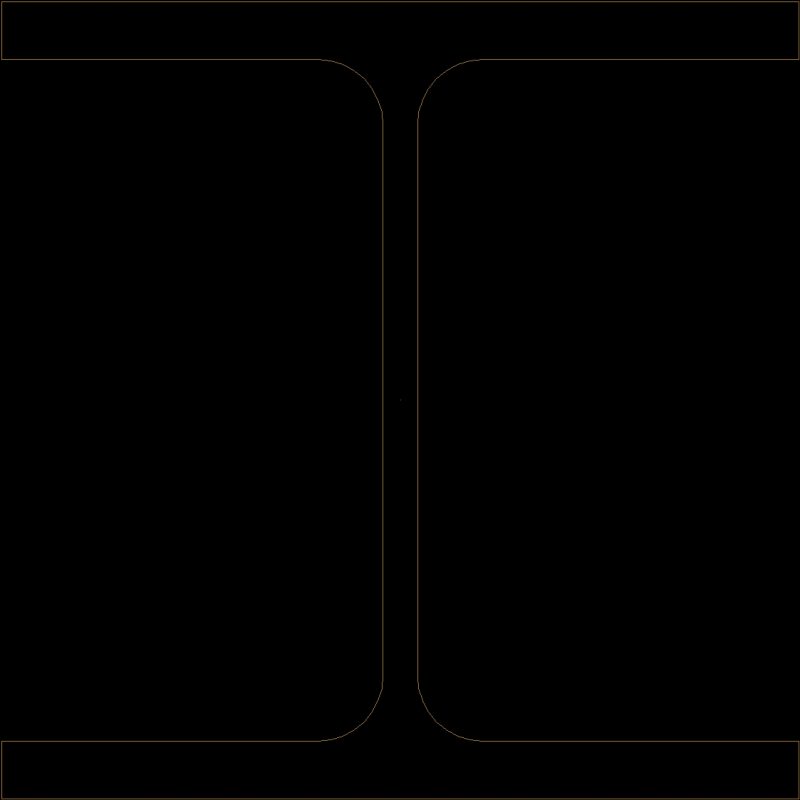 Structural Profiles Heb DWG Section for AutoCAD • Designs CAD