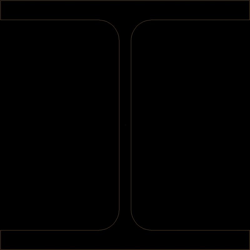 Structural Profiles Heb DWG Section for AutoCAD • Designs CAD
