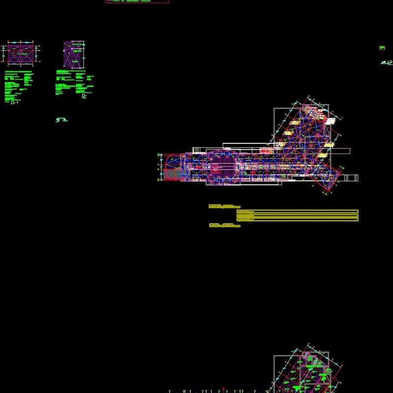 Structural Schemes And Details Of Tower DWG Detail for AutoCAD ...