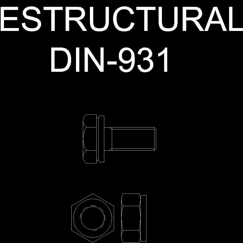 Structural Screw DWG Block for AutoCAD • Designs CAD