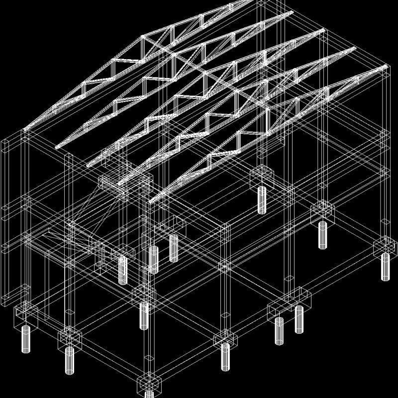 Structure 3D DWG Model for AutoCAD • Designs CAD