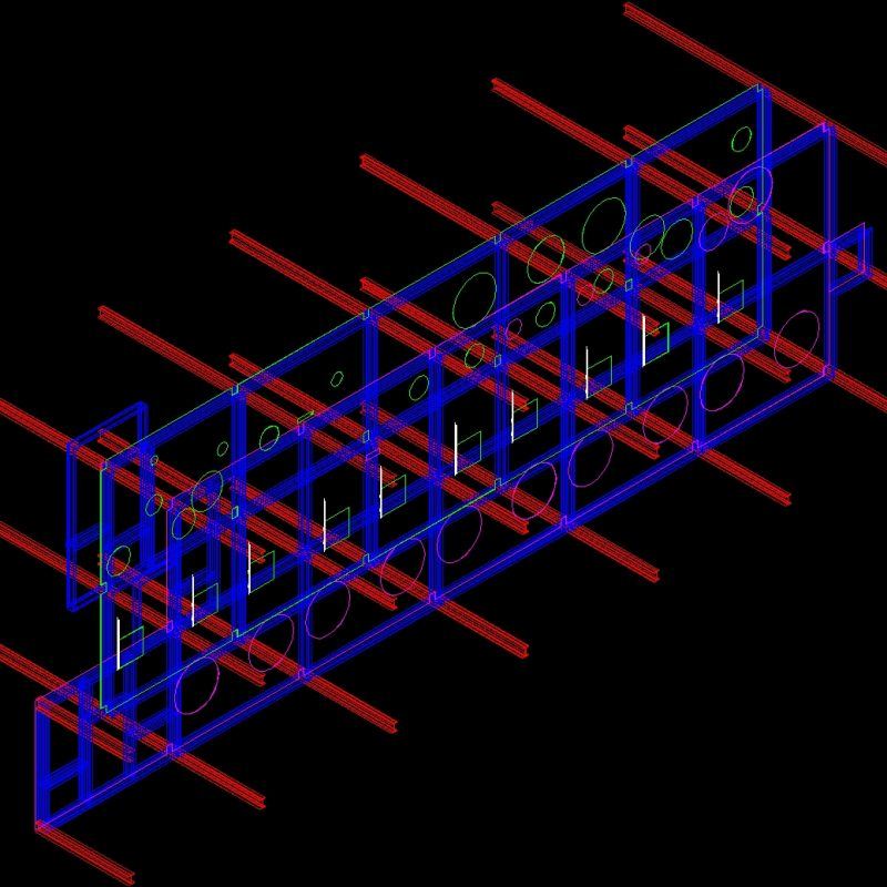 Structure Beams H DWG Block for AutoCAD • Designs CAD
