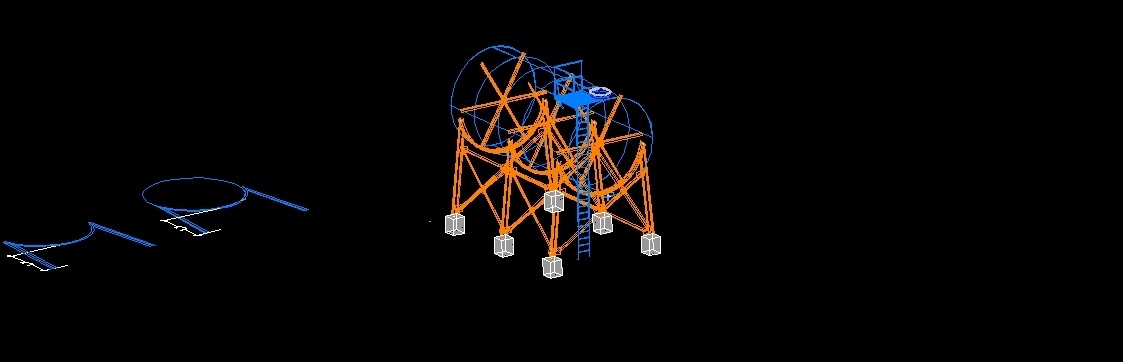 Tanks For Gas-Oil 3D DWG Model for AutoCAD • Designs CAD