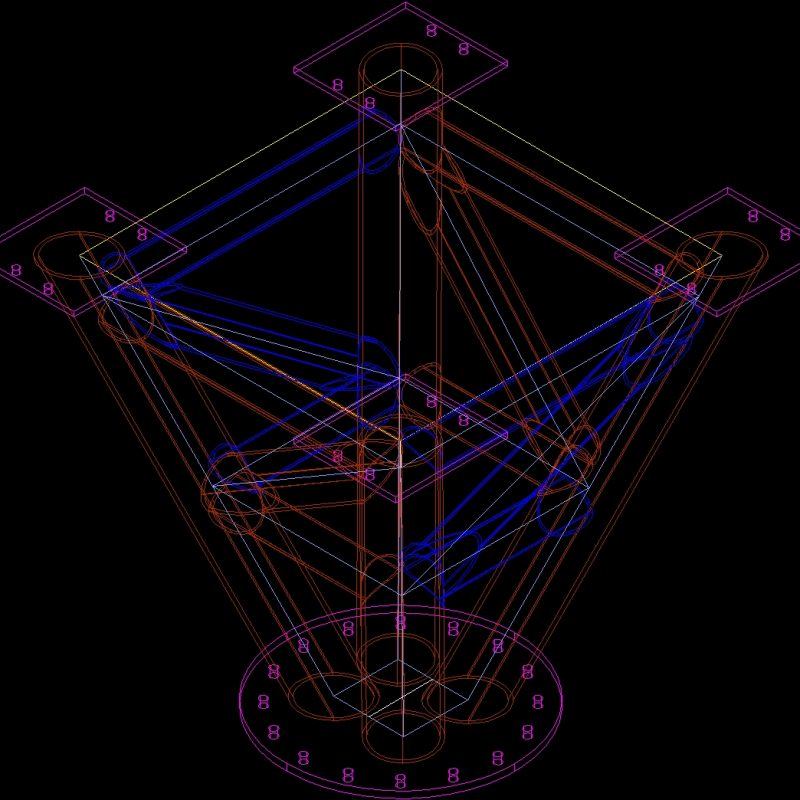 Tetrahedron DWG Block for AutoCAD • Designs CAD