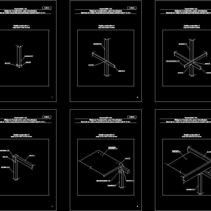 Timber Formwork DWG Block for AutoCAD • Designs CAD