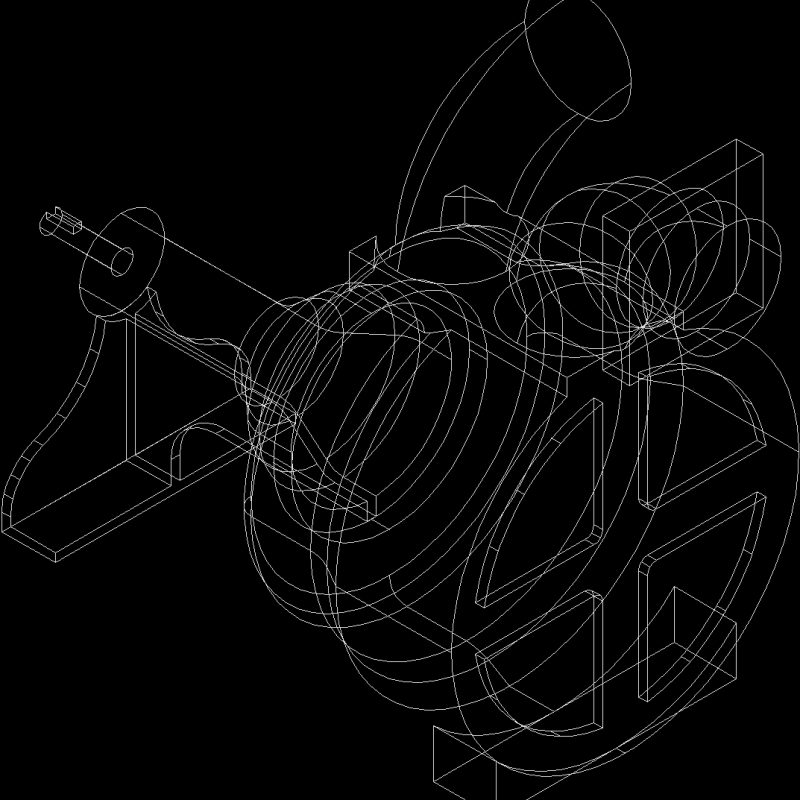 Water Pump 3D DWG Model for AutoCAD • Designs CAD