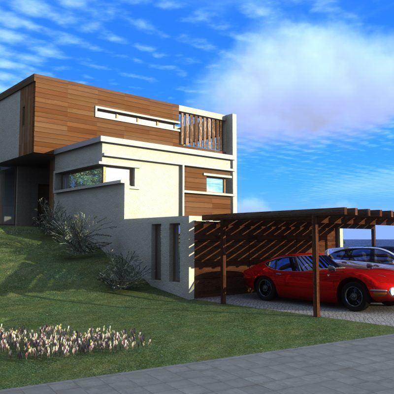 Weekend House 3D DWG Model for AutoCAD • Designs CAD