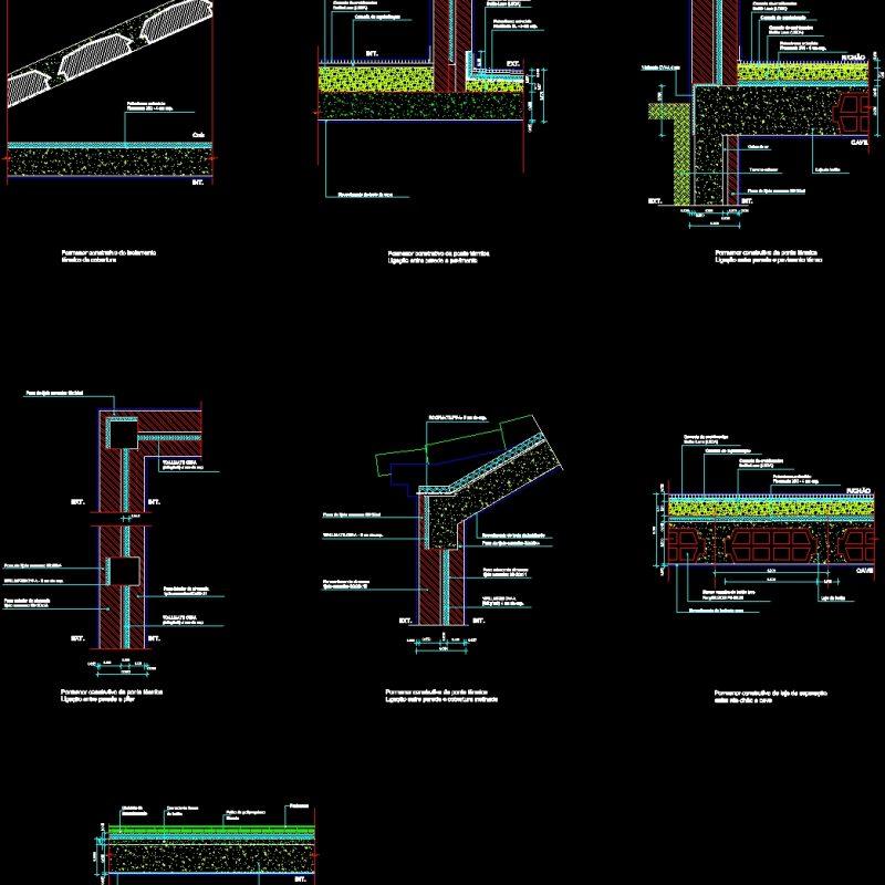 Acoustic Insulations - Details DWG Detail for AutoCAD • Designs CAD