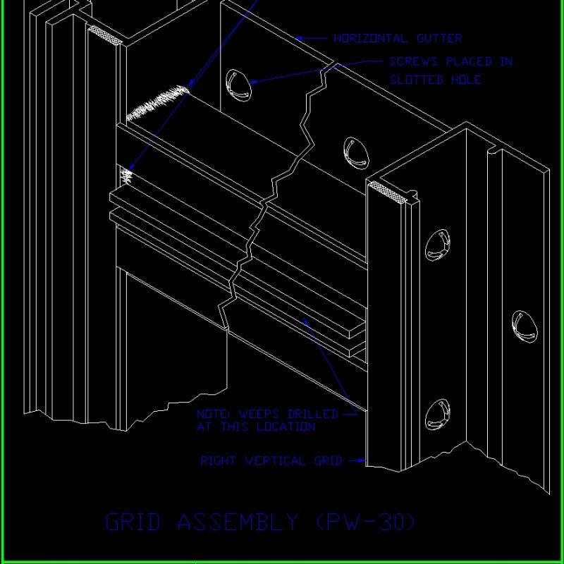 Aluminum Constructive Details DWG Detail for AutoCAD • Designs CAD
