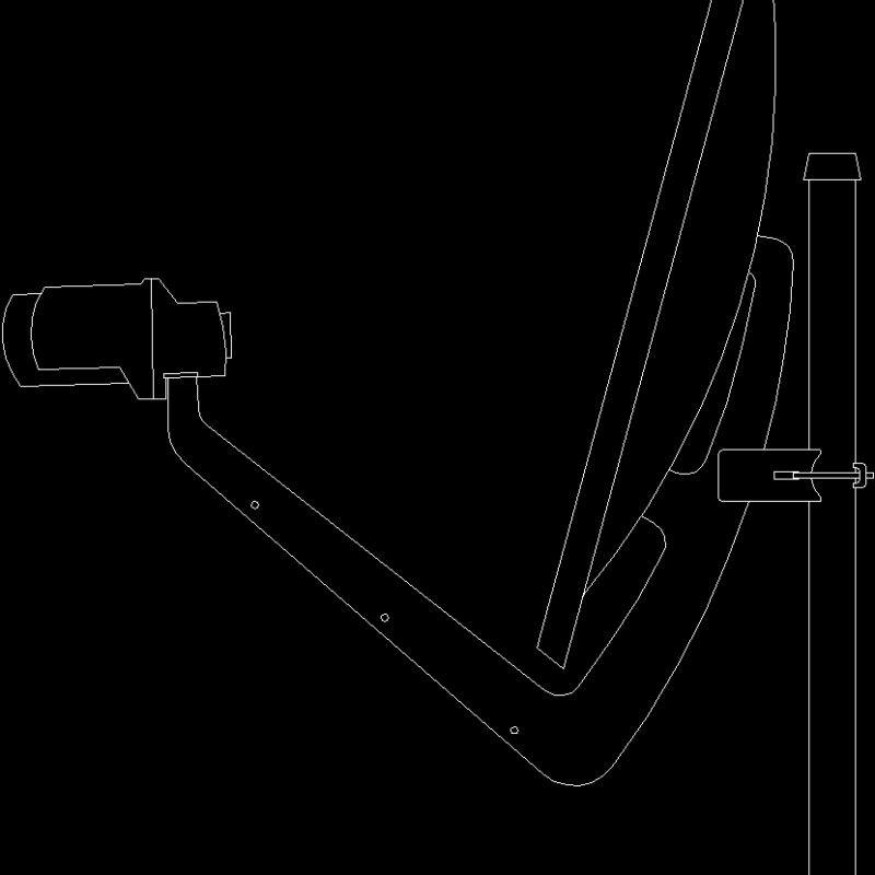 Antenna For Satellite DWG Block for AutoCAD • Designs CAD