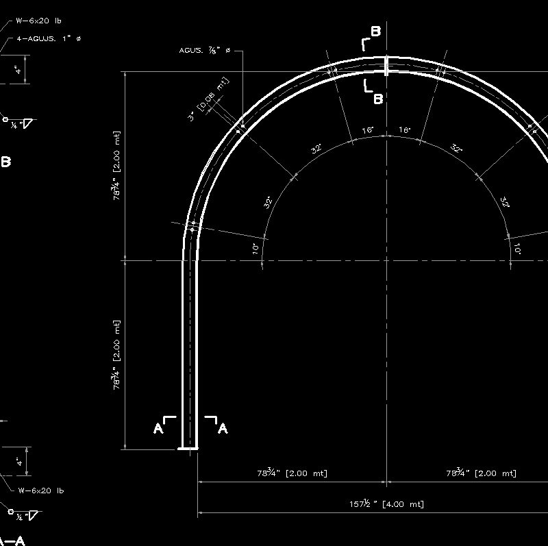 Arch Center DWG Block for AutoCAD • Designs CAD