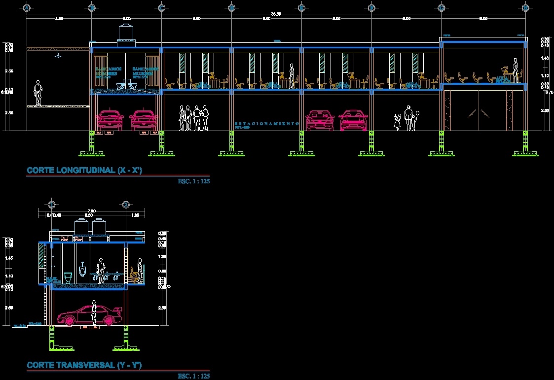 Building For Show Rooms DWG Block for AutoCAD • Designs CAD