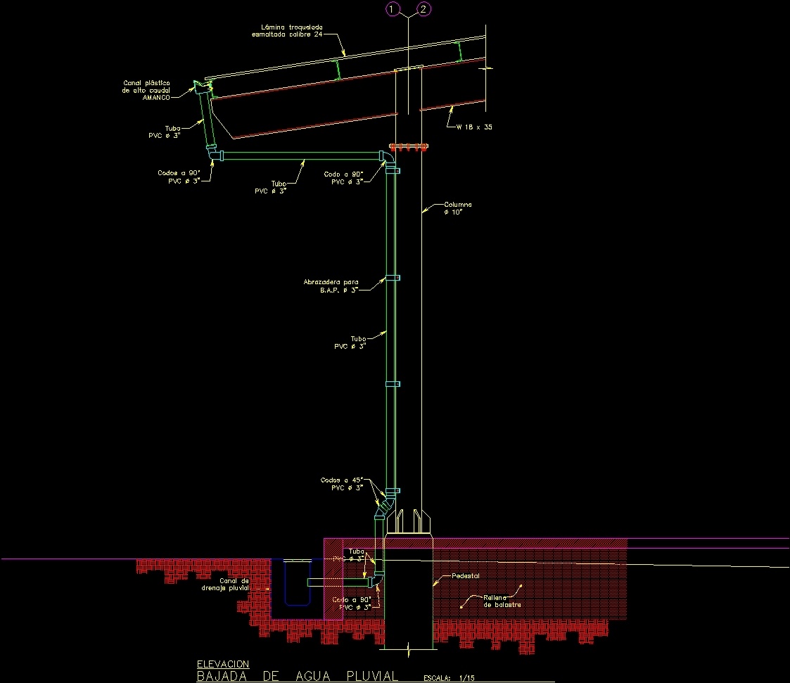 Building Storm Drain DWG Detail for AutoCAD • Designs CAD