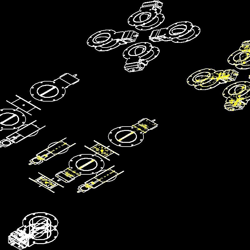 Butterfly Dn 150 Pneumatic Valve DWG Block for AutoCAD • Designs CAD