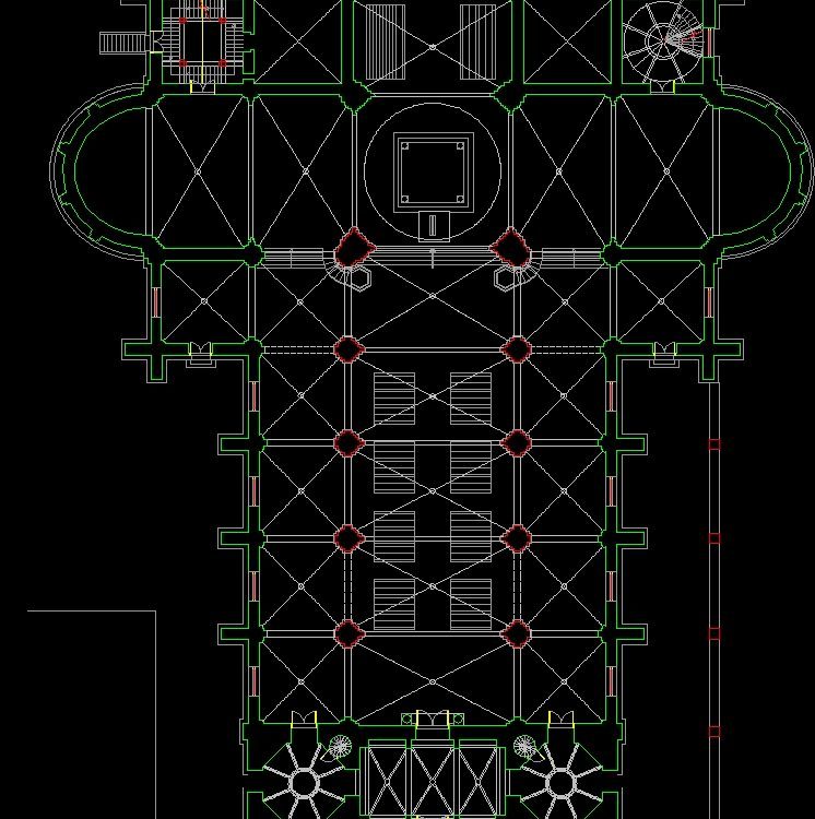 Cathedral DWG Block for AutoCAD • Designs CAD