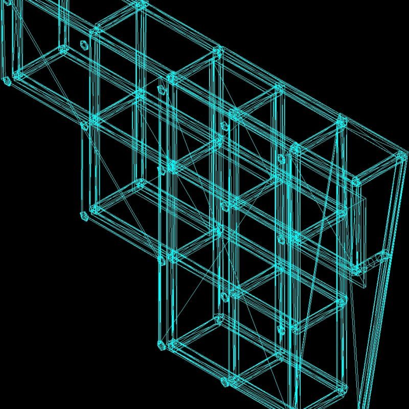 Ceiling - Metallic Structure DWG Block for AutoCAD | Designs CAD