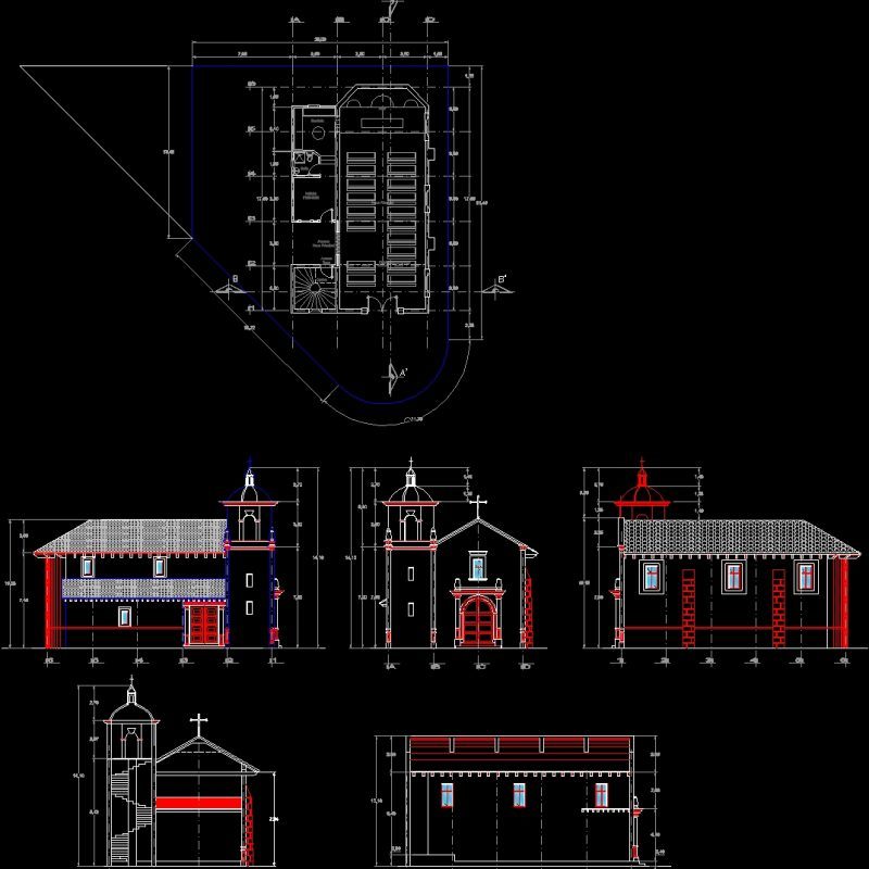 Church DWG Block for AutoCAD • Designs CAD