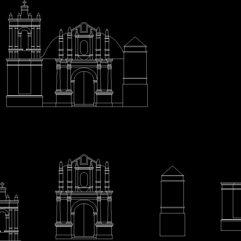 Church Mansiche DWG Block for AutoCAD • Designs CAD