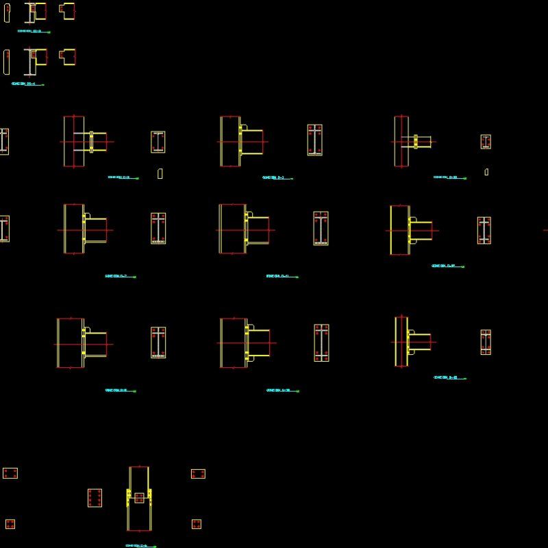 Complete Building Steel Structure DWG Detail for AutoCAD • Designs CAD