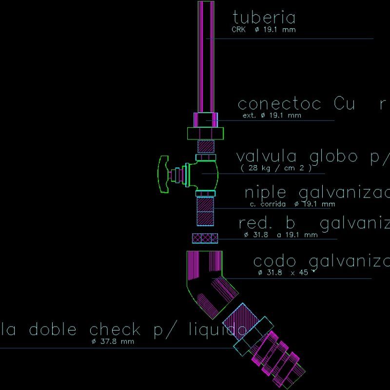Connection Line Of Filled DWG Block for AutoCAD • Designs CAD