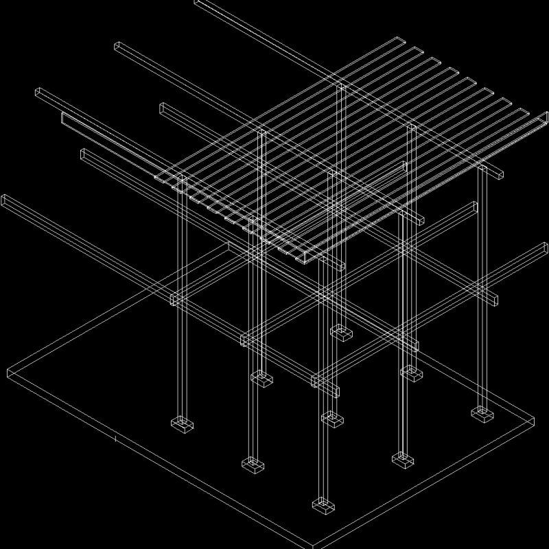 Continuous Slab Concrete Forms 3D DWG Model for AutoCAD • Designs CAD