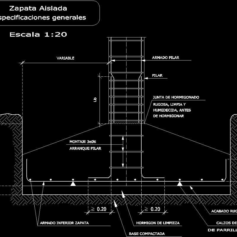 Footing Design 2d Cad Drawings Dwg File Cadbull