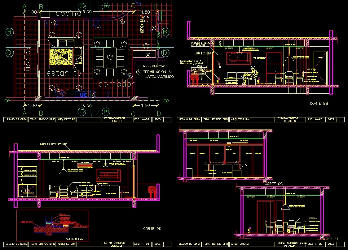 Living Room Dwg