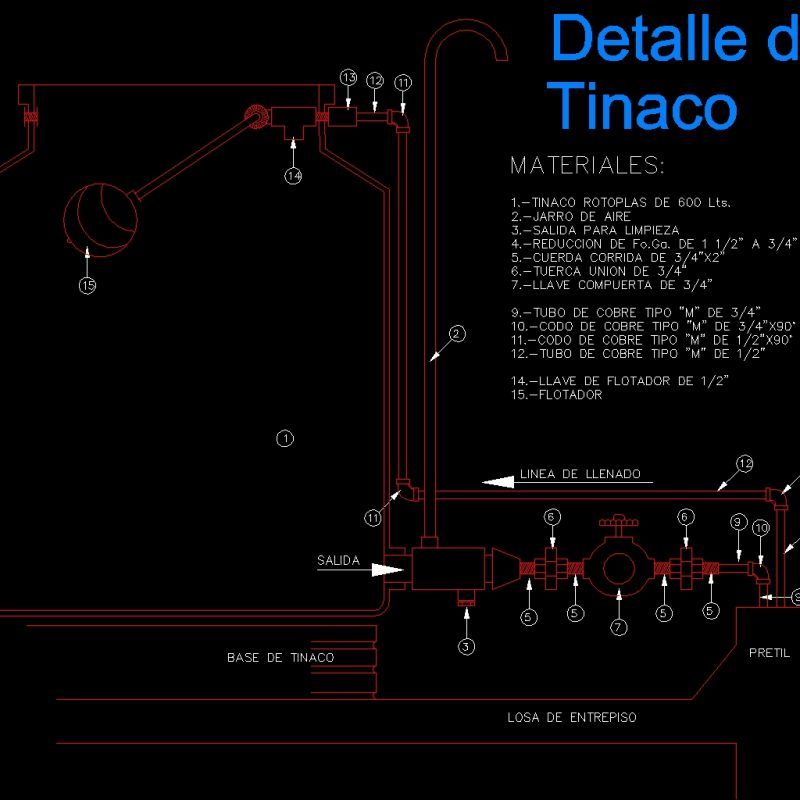 Detail Vat (Tub) DWG Detail for AutoCAD • Designs CAD