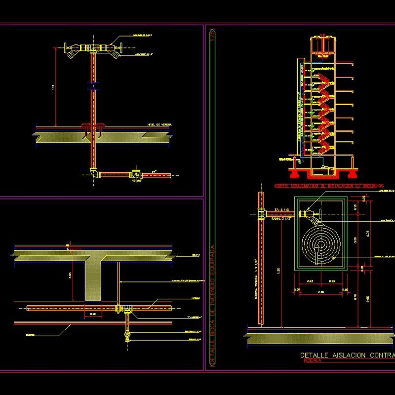Details Systems Fire Protection DWG Section for AutoCAD • Designs CAD