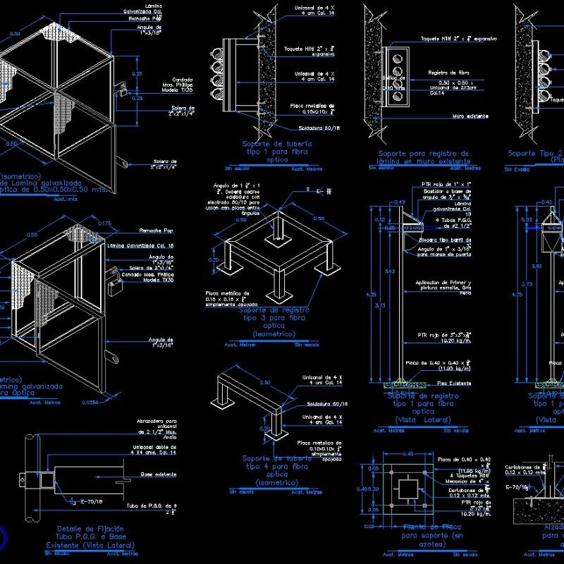 Details Telecommunications DWG Detail for AutoCAD • Designs CAD