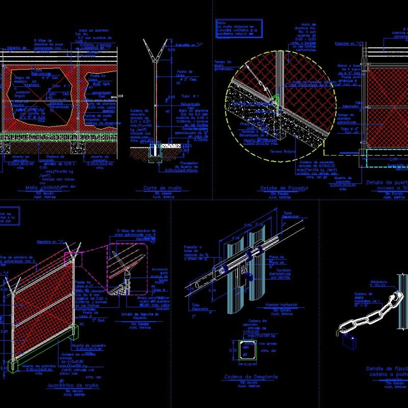 Details Telecommunications DWG Detail for AutoCAD • Designs CAD