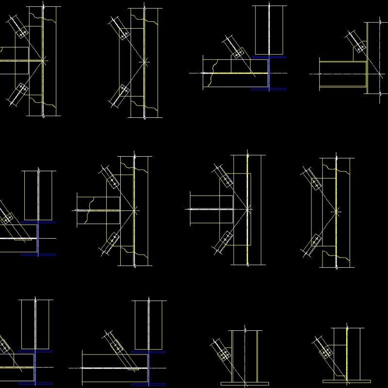 Diagonal Bracing - Details DWG Detail for AutoCAD • Designs CAD
