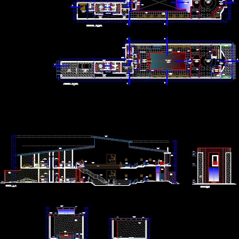Discotheque 3D DWG Model for AutoCAD | DesignsCAD