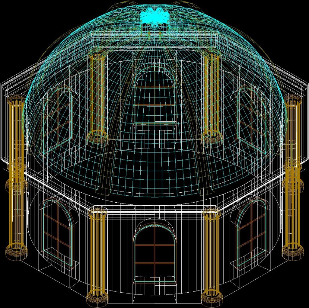 Dome 3D DWG Model for AutoCAD • Designs CAD