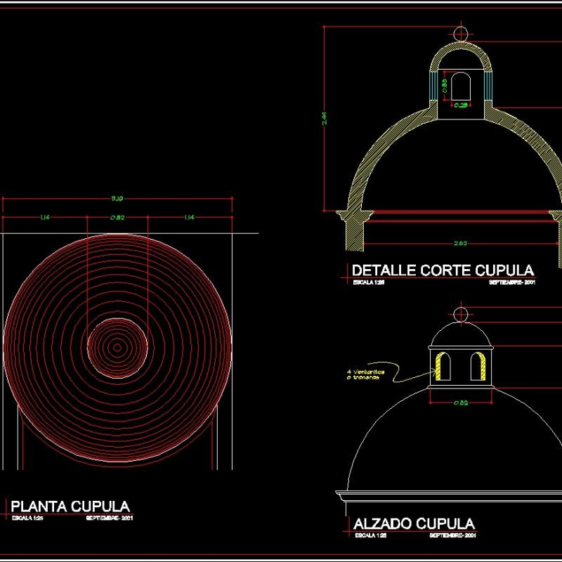 Domes DWG Block for AutoCAD • Designs CAD