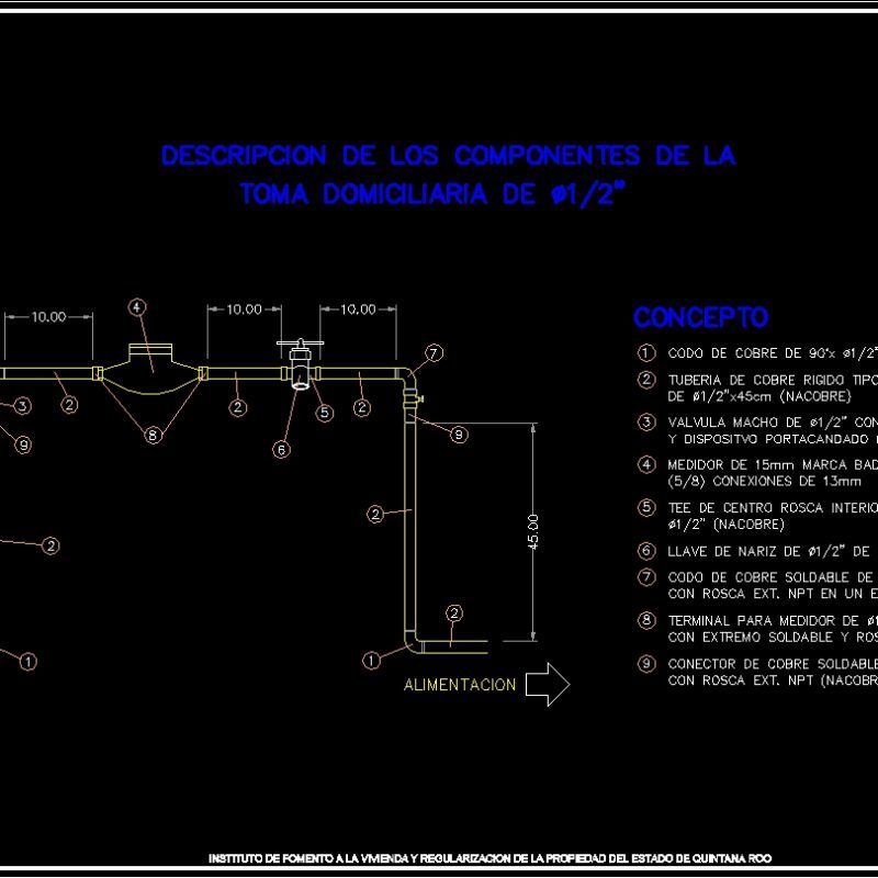 Domiciliary Intake DWG Full Project for AutoCAD • Designs CAD